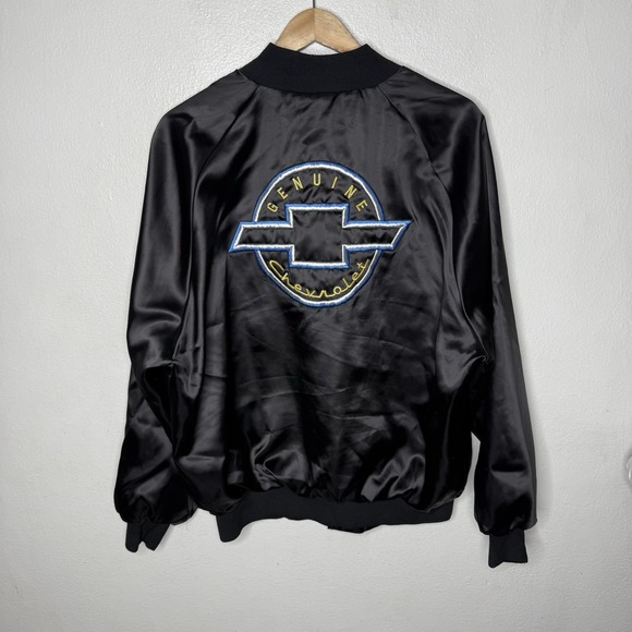 West Ark | Jackets & Coats | Vintage West Ark Chevrolet Satin Bomber ...